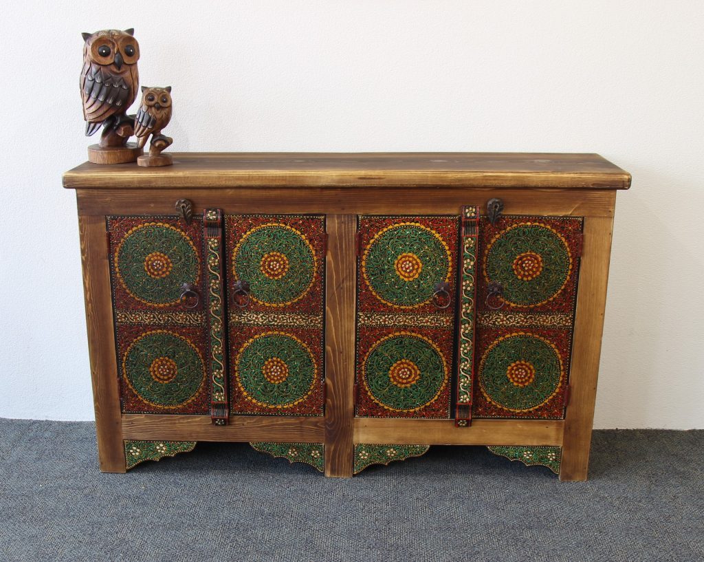 Gera Hand Painted 4 Door Sideboard - Nirvana