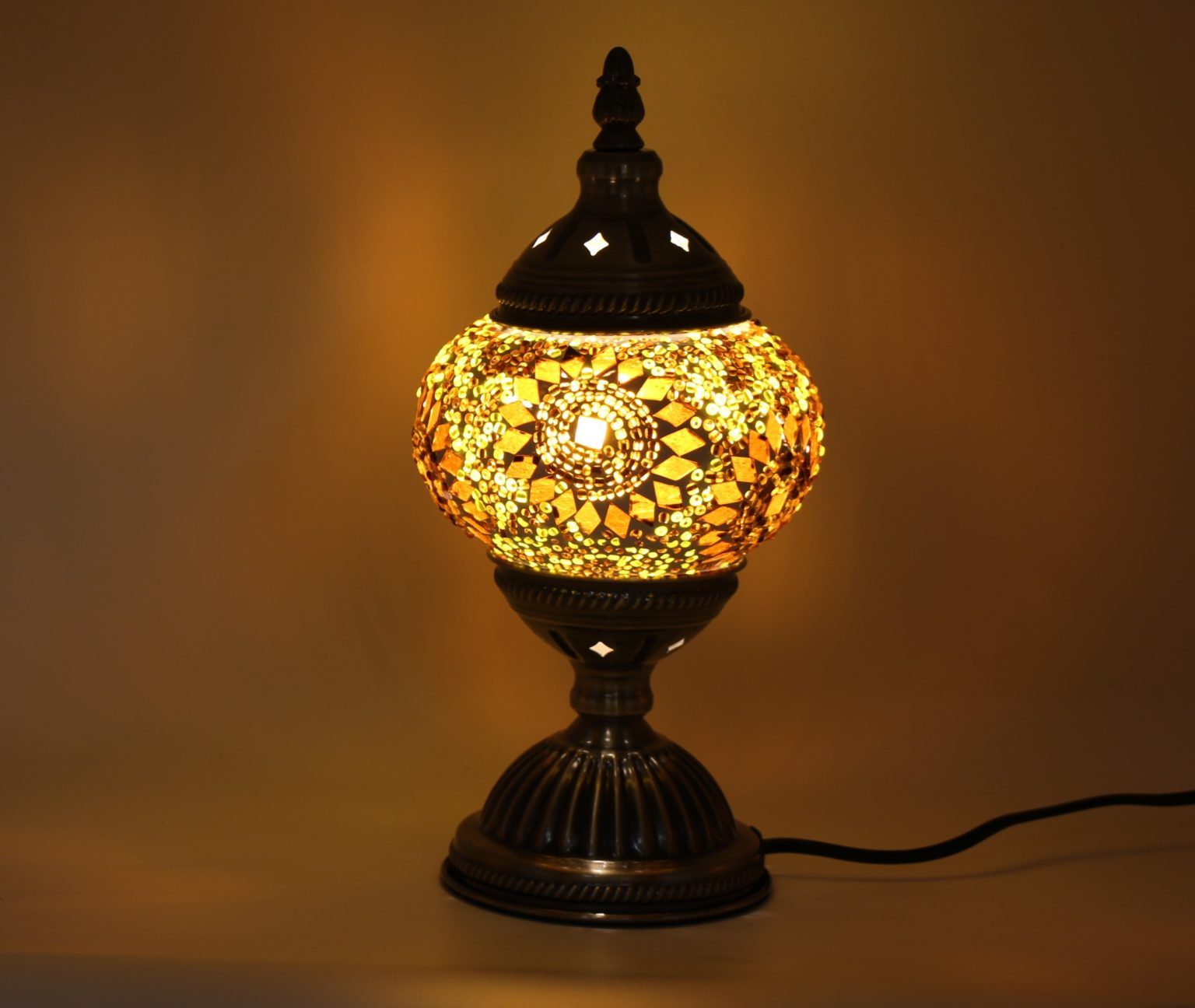 Make Your Own Turkish Table Lamp Kit Yellow Gold