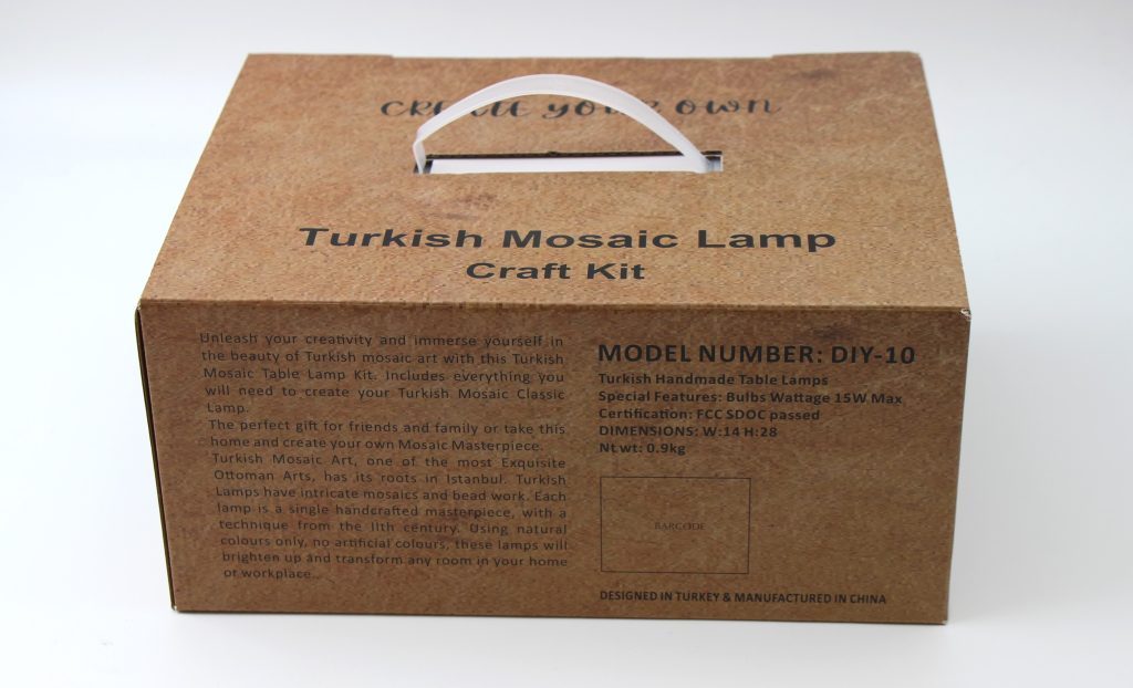 Make Your Own Turkish Table Lamp Kit Earth Blast - Nirvana Eastern Imports