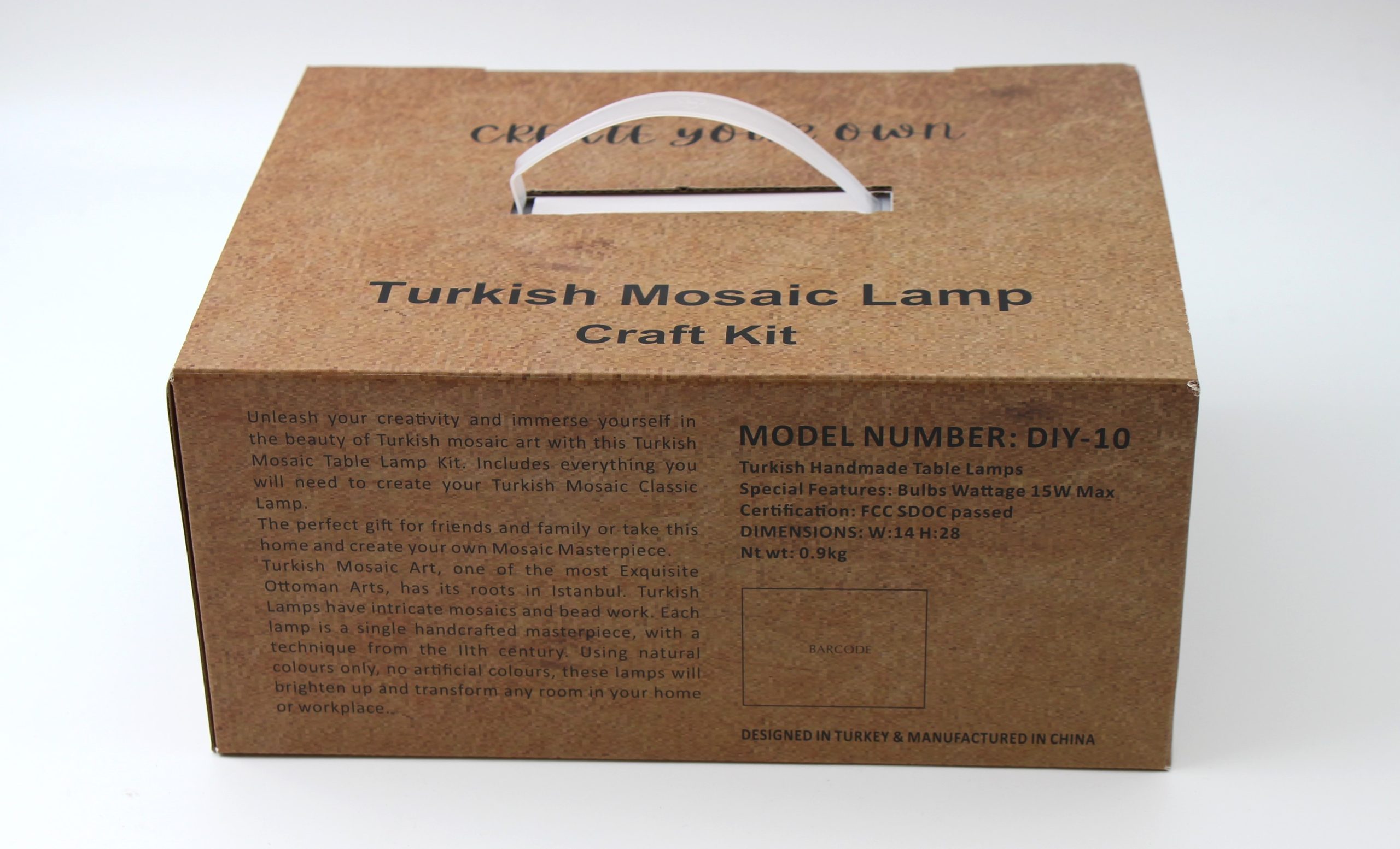 Make Your Own Turkish Table Lamp Kit Earth Blast - Nirvana Eastern Imports