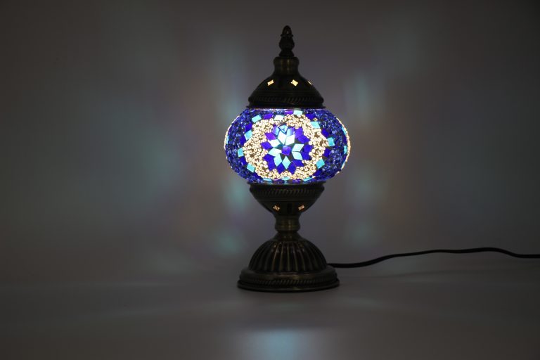 Make Your Own Turkish Table Lamp Kit BLUE - Nirvana Eastern Imports