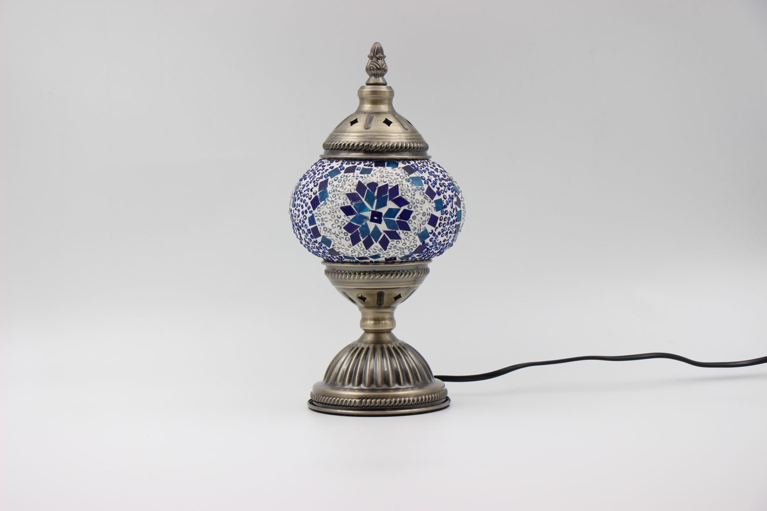 Make Your Own Turkish Table Lamp Kit BLUE - Nirvana Eastern Imports