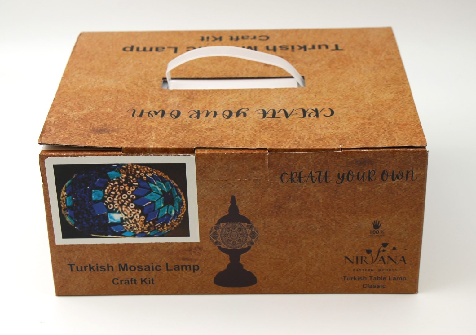 Make Your Own Turkish Table Lamp Kit BLUE - Nirvana Eastern Imports