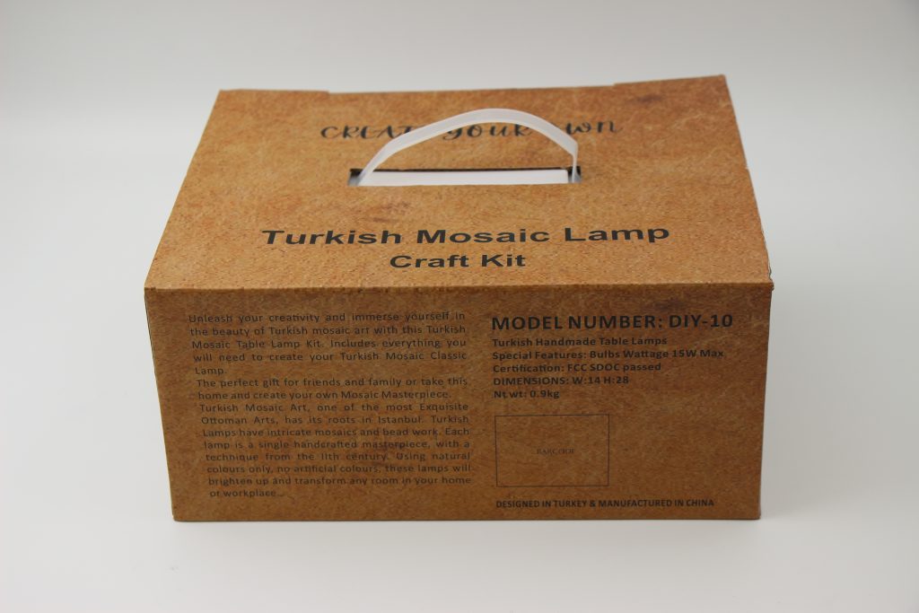 Make Your Own Turkish Table Lamp Kit BLUE - Nirvana Eastern Imports