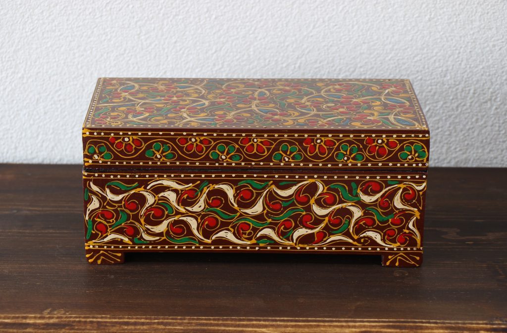 Hand Painted Wooden Trinket Boxes - Nirvana