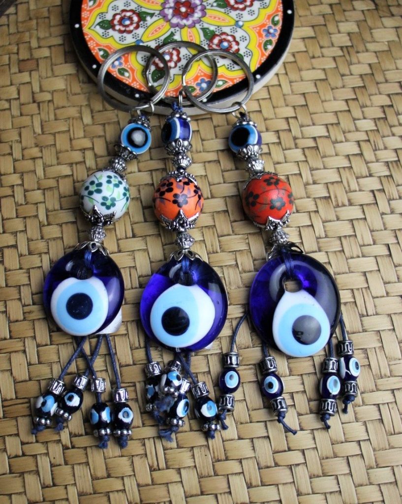 Turkish Evil Eye Pendant Bag Tag/Key Ring 88 - Nirvana