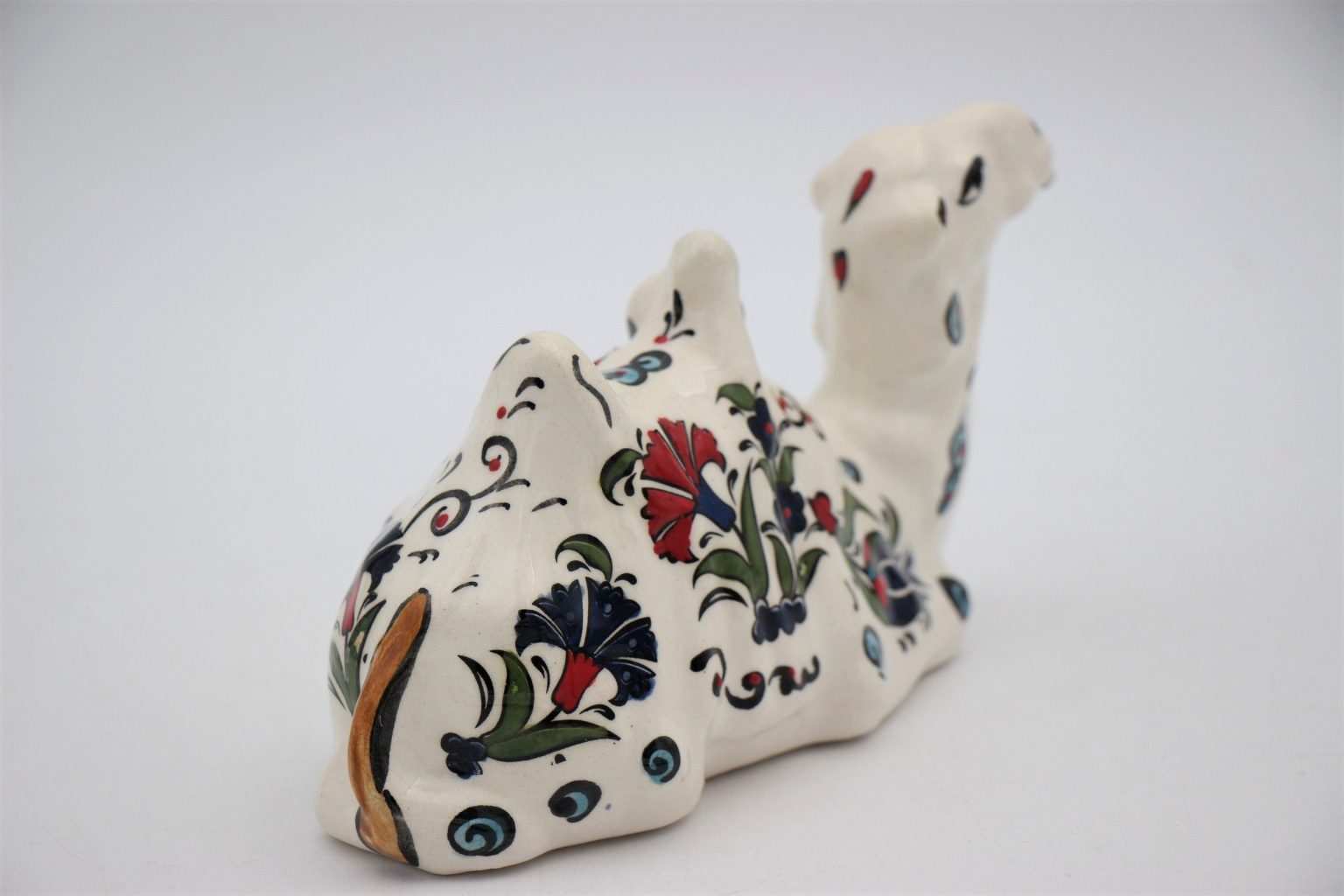 Hand Painted Ceramic Camel In Tulip - Nirvana