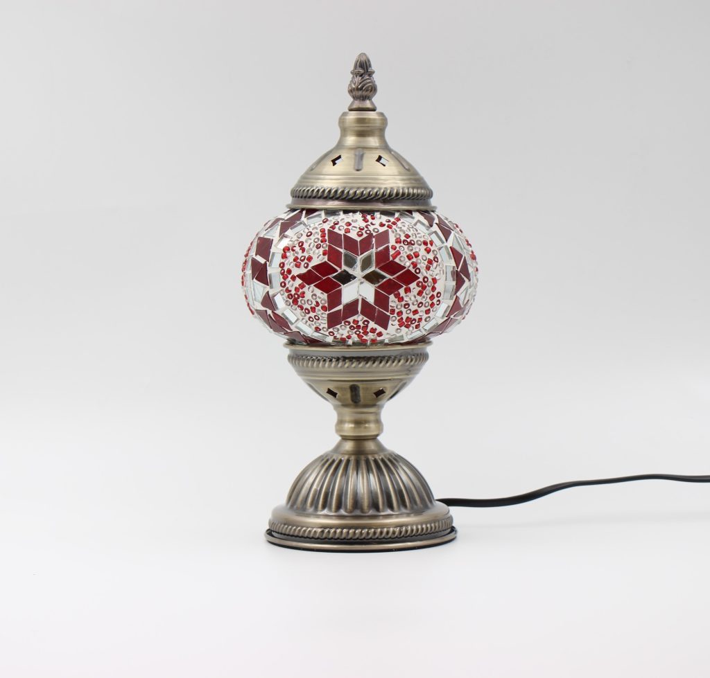 Make Your Own Turkish Table Lamp Kit RED - Nirvana Eastern Imports