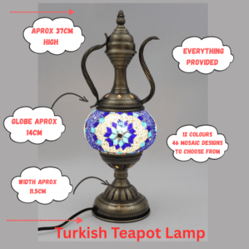 Make Your Own Turkish Lamp Class - Auckland - Nirvana